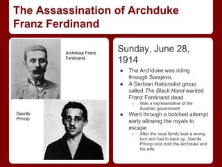 The Great War: A Prelude Notes | PPT