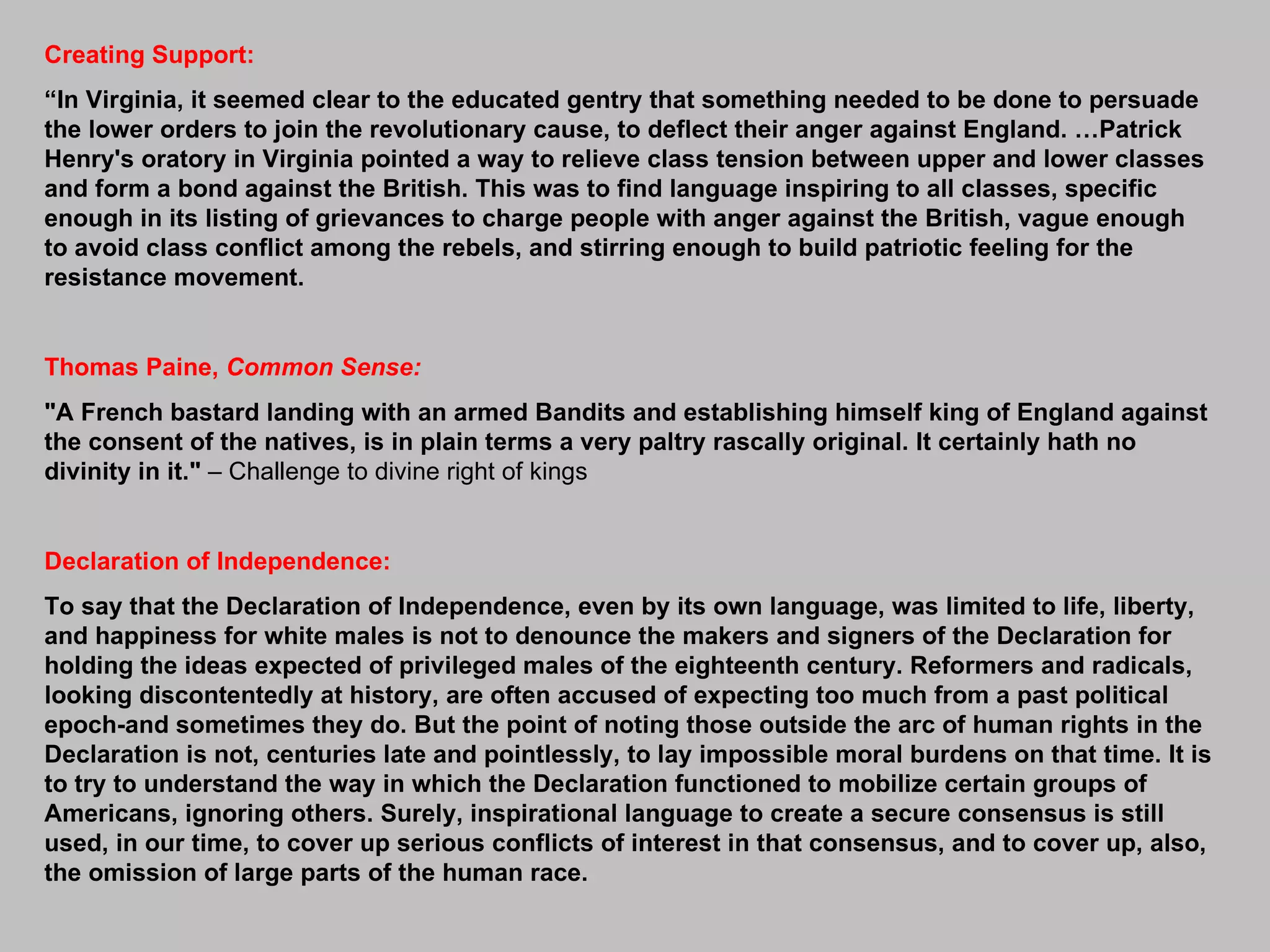 The Great War For American Independence | PPT