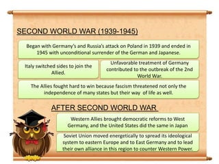 The Great Three wars in the 20th century | PPTX