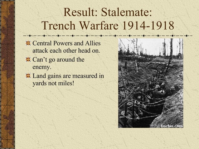 The Great War Stalemate | PPT