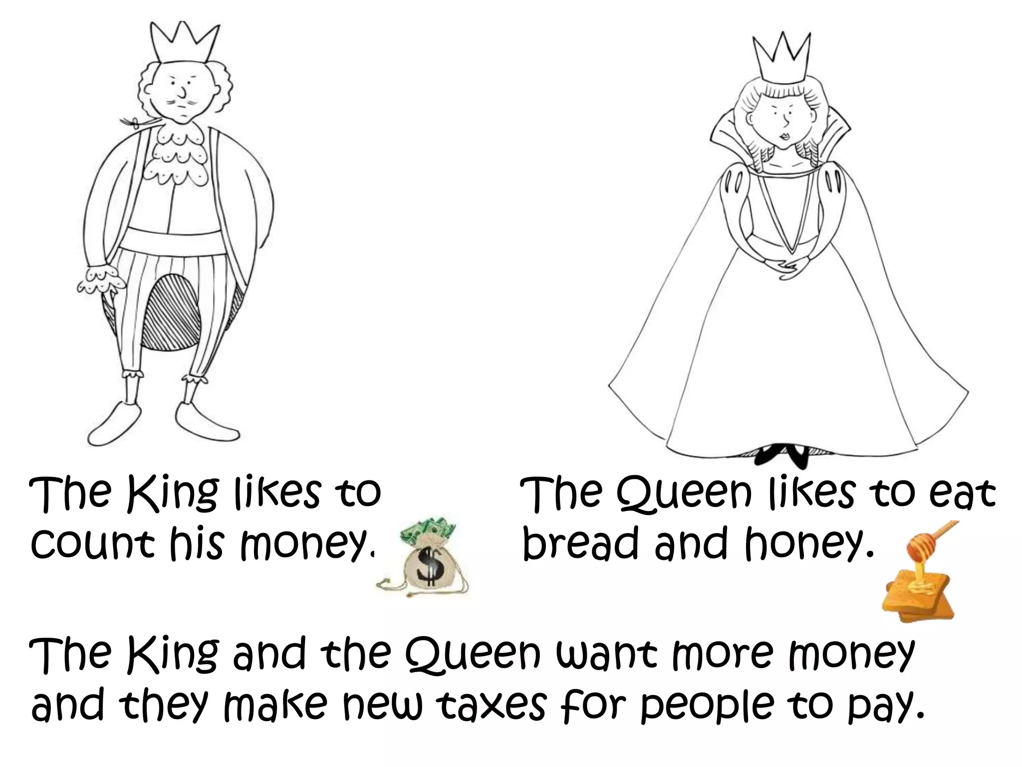 The greedy king and queen | PPTX