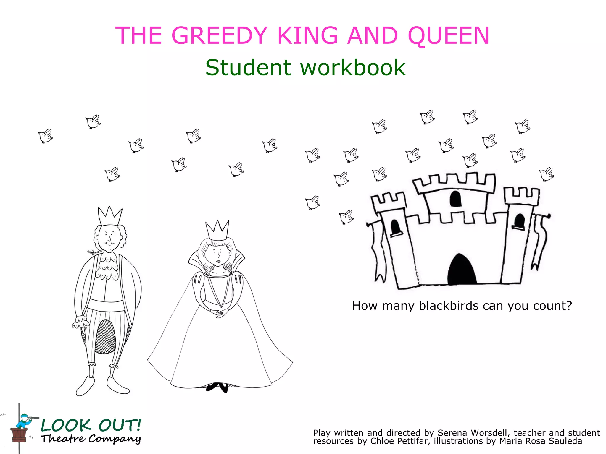 The greedy king and queen student workbook | PDF