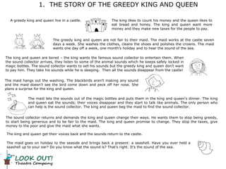 The greedy king and queen student workbook | PDF