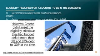 The Greek Debt crisis | PPTX