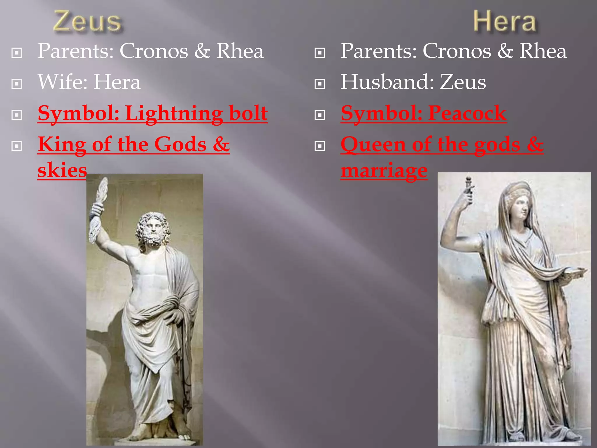 The greek gods student ppt | PPTX