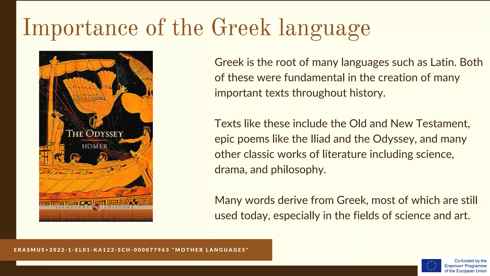 The Greek Language - Presentation 2023.pdf