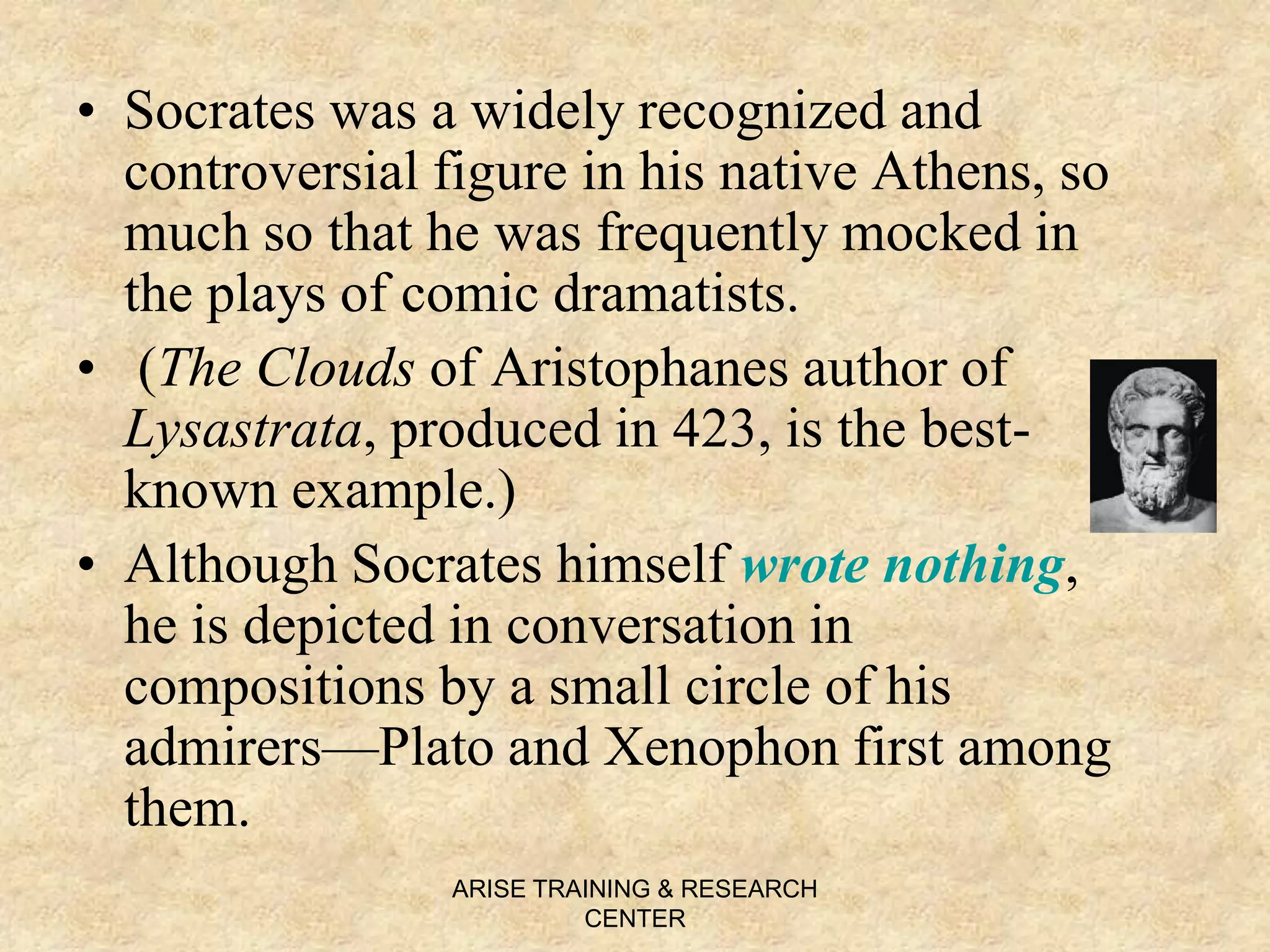 The greek philosophers - AN OVERVIEW | PPSX