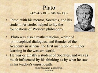 The greek philosophers - AN OVERVIEW | PPSX