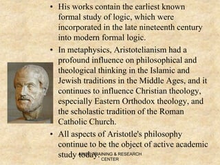 The greek philosophers - AN OVERVIEW | PPSX