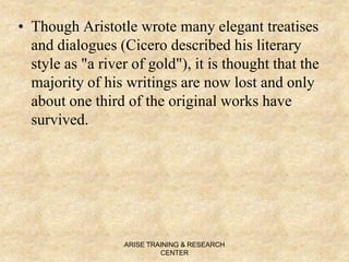 The greek philosophers - AN OVERVIEW | PPSX