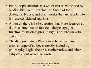 The greek philosophers - AN OVERVIEW | PPT