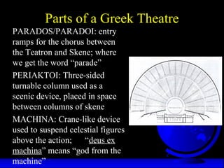 The Greek Theatre | PPT
