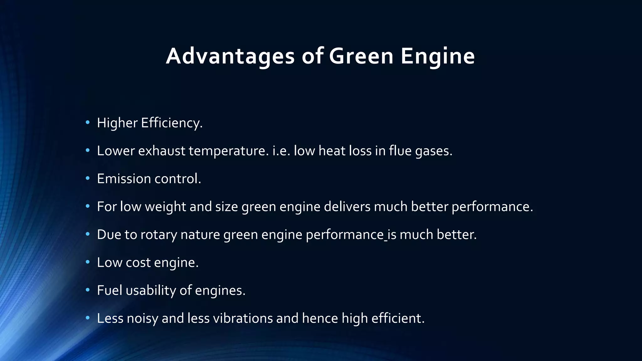The green engine | PPT