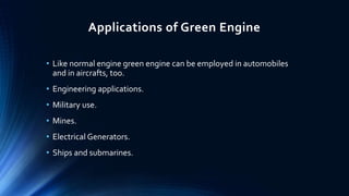 The green engine | PPT