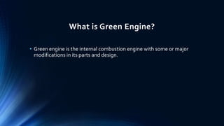 The green engine | PPT
