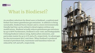 The Greener future with biodiesel presented by Magtech | PPT