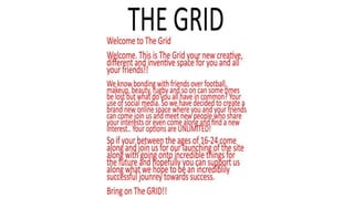 The grid welcome | PPTX