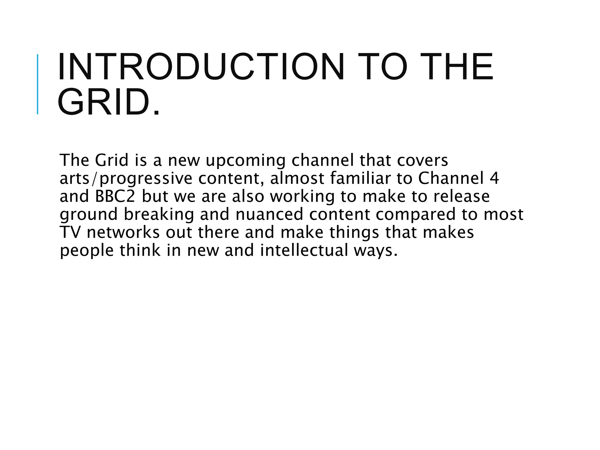 The grid proposal | PPT