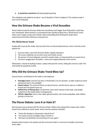 The Grimace Shake Phenomenon A Nostalgic Sip with a Viral Twist.docx