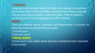 Explanation of Culture by Shah Fahad 2319 | PDF