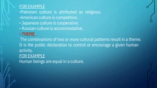 Explanation of Culture by Shah Fahad 2319 | PDF