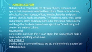 Explanation of Culture by Shah Fahad 2319 | PDF