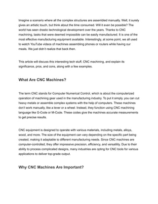 The Growing Importance of CNC Machining in Manufacturing.pdf
