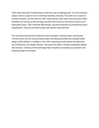The Growing Importance of CNC Machining in Manufacturing.pdf