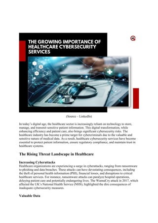 Healthcare Cybersecurity Services : Key Components, Benefits ...