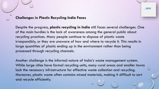 The Growing Importance of Plastic Recycling in India’s Sustainability ...