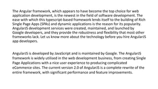 The Growing Popularity of AngularJS | PPT