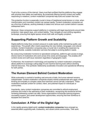 The Growing Role of Content Moderation Companies in a Digital World.docx