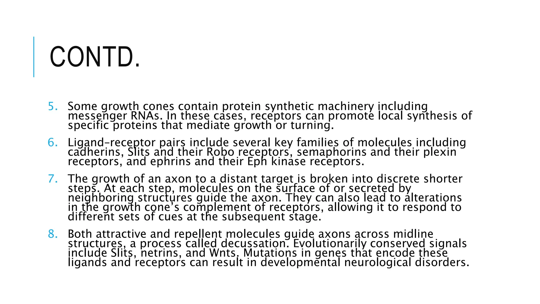 The growth and guidance of axons in body.pptx