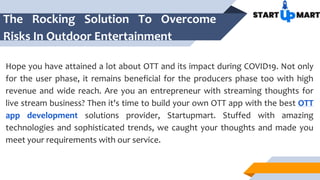 The growth and impact of ott apps during covid19 pandemic | PPT