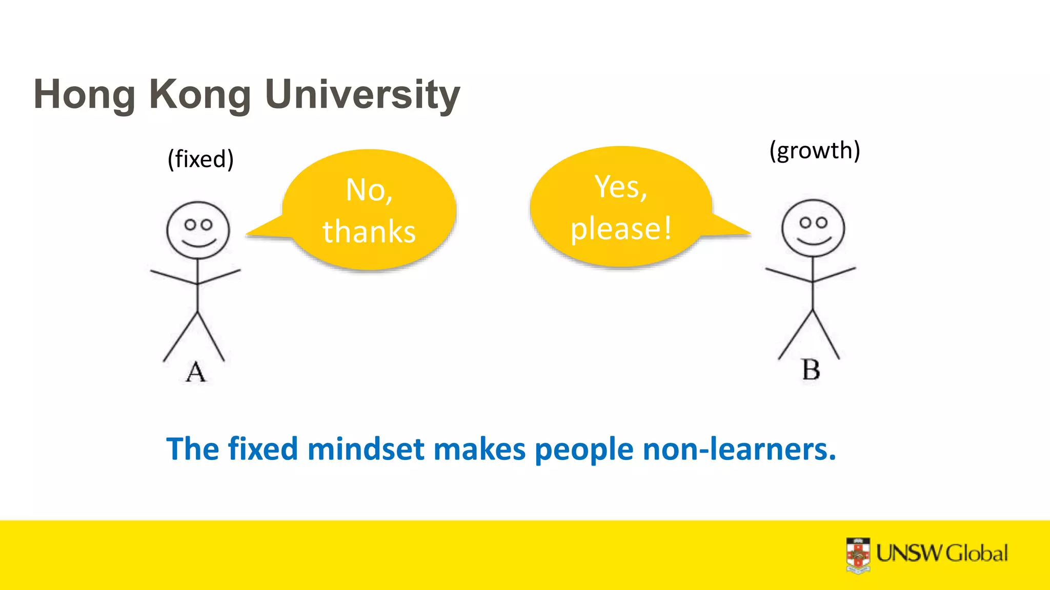 The growth mindset: The power of acknowledging potential | PPTX