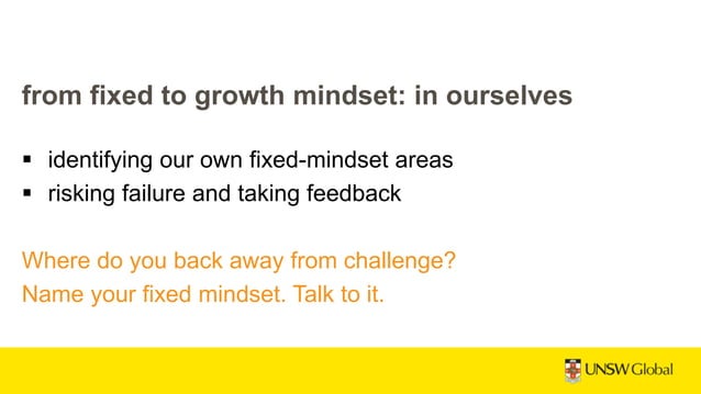 The growth mindset: The power of acknowledging potential | PPTX
