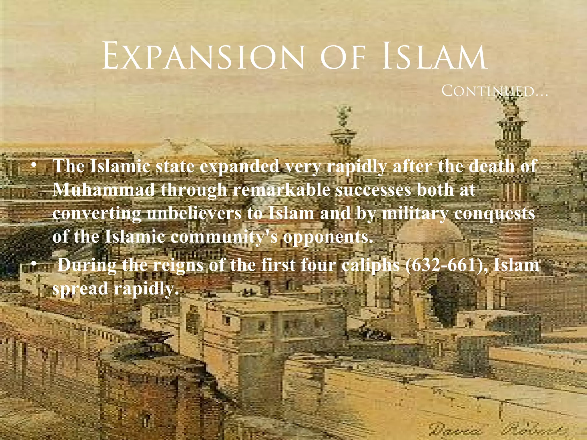 The Growth of Islam | PPT
