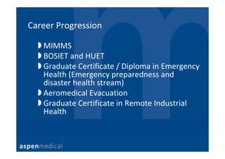 The growth of paramedic roles and the urgent need for national ...