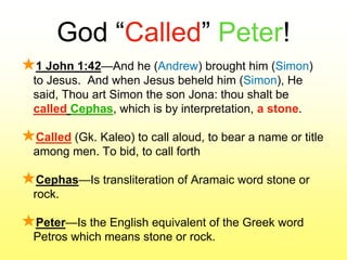 The Growth of Peter (bb) | PPTX