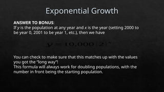 The growth of technology and linear and exponential growth | PPTX ...