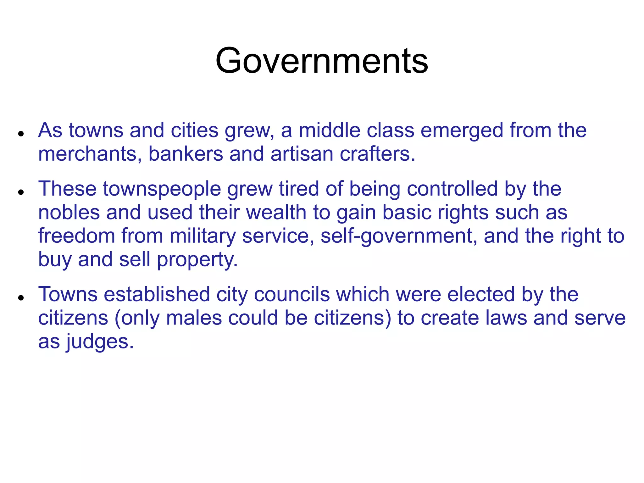 The growth of towns and cities | PPTX