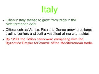 The growth of towns and cities | PPTX