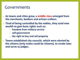 The growth of towns and cities | PPTX | Europe Travel | Travel Locations