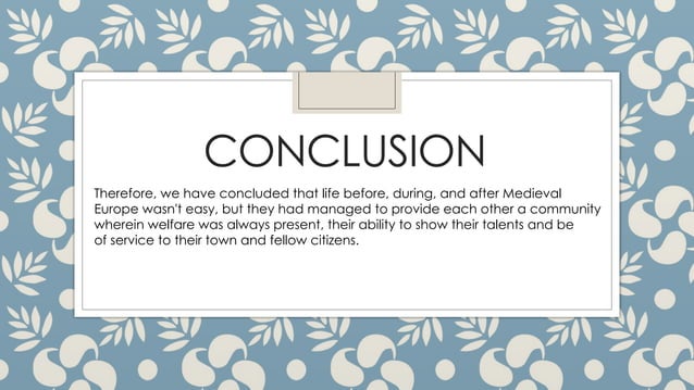 THE GROWTH OF TOWNS AND CITIES IN EUROPE DURING THE MIDDLE AGES (500 A ...