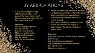 The growth of vocabulary- Part 1 | PPTX