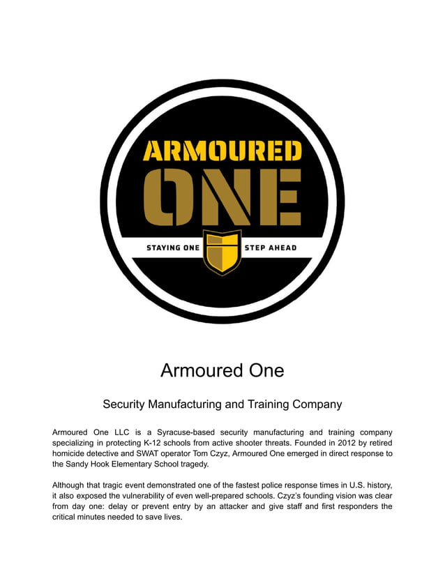 The Growth Story of Armoured One_ From Inception to Innovation.pdf