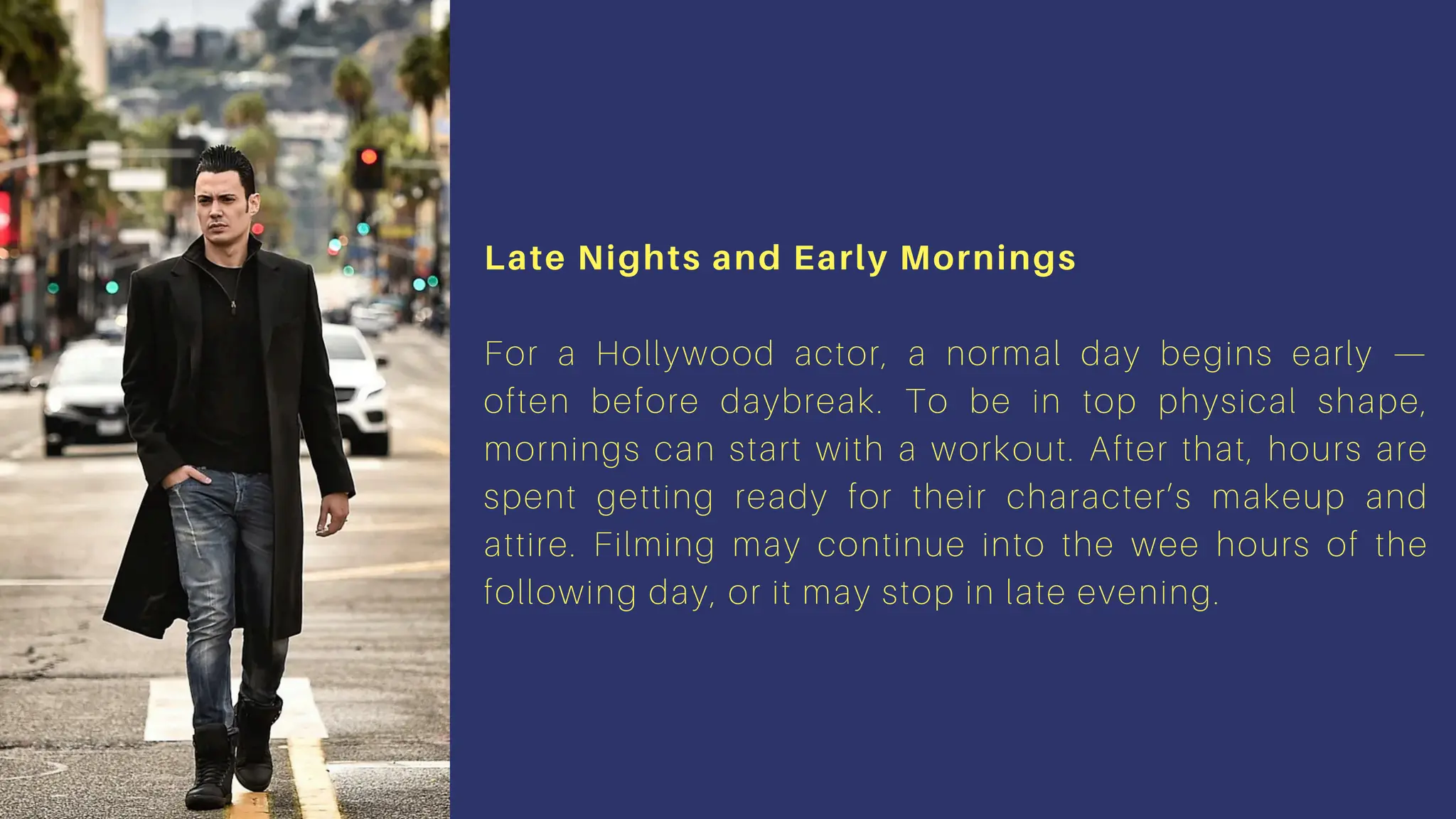 The Grueling Schedule of a Hollywood Actor What It Takes to Succeed By ...