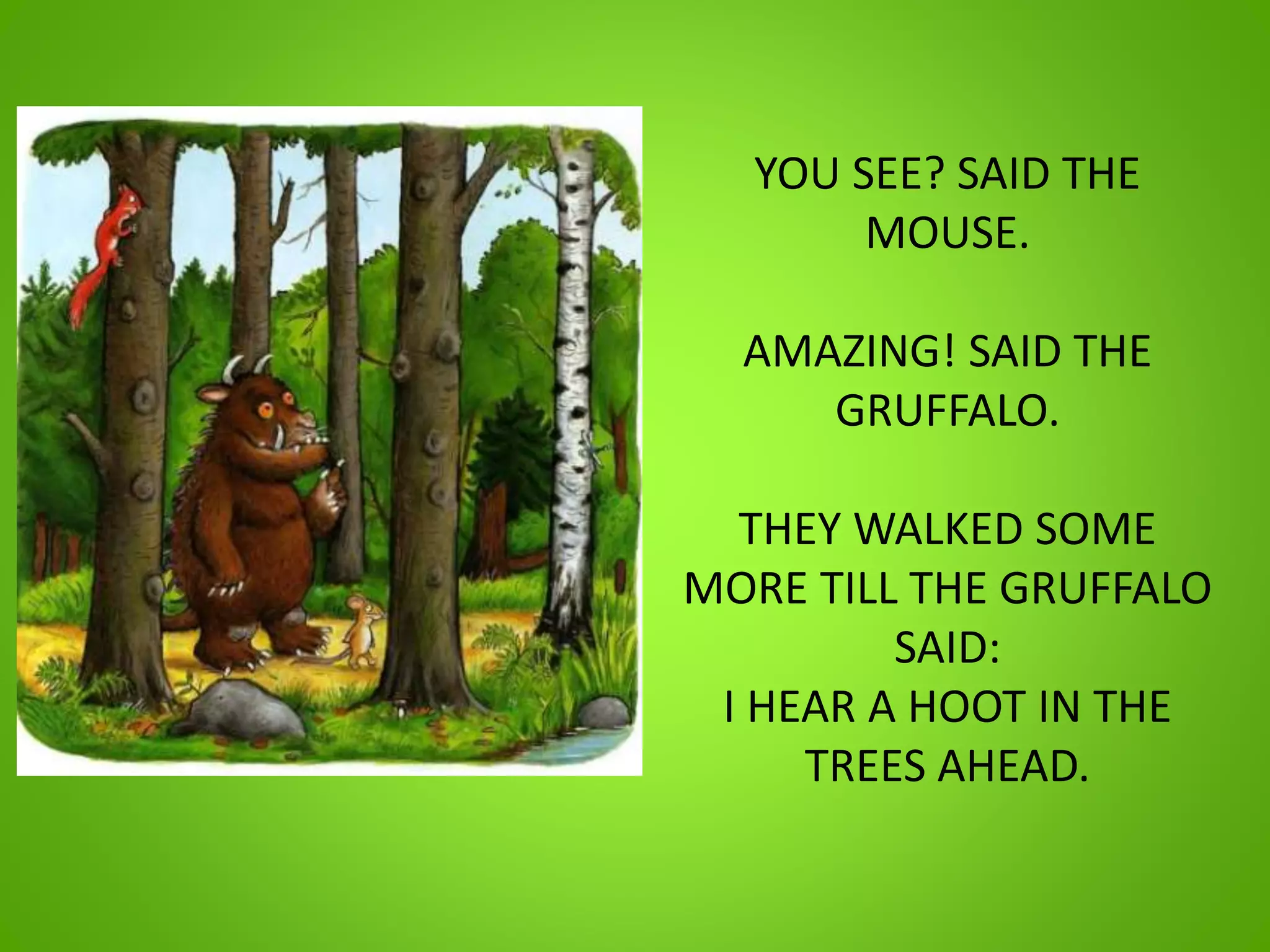 The gruffalo | PPTX