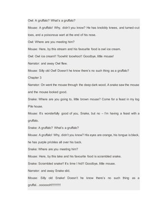 The gruffalo | DOCX