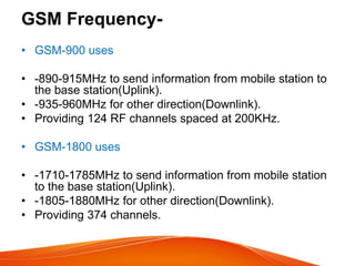 The GSM Technology | PPTX | Computer Networking | Computing
